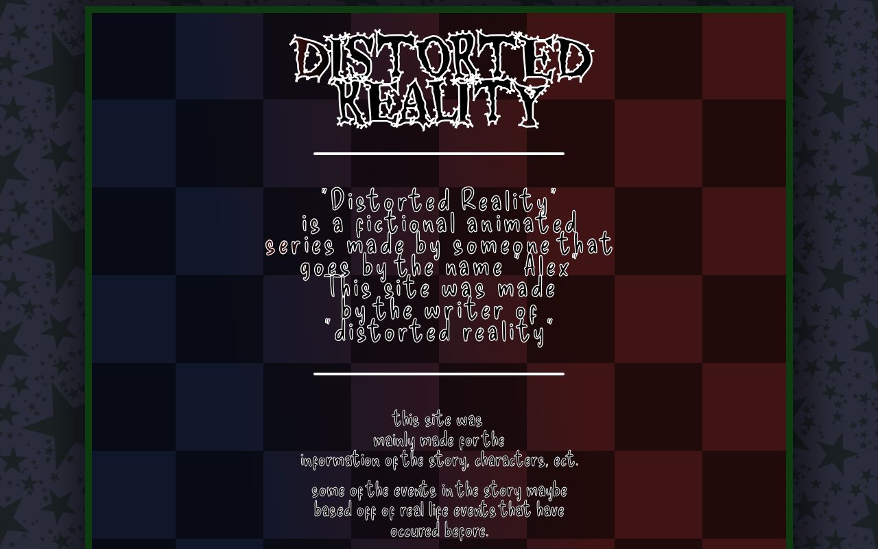 DISTORTED REALITY